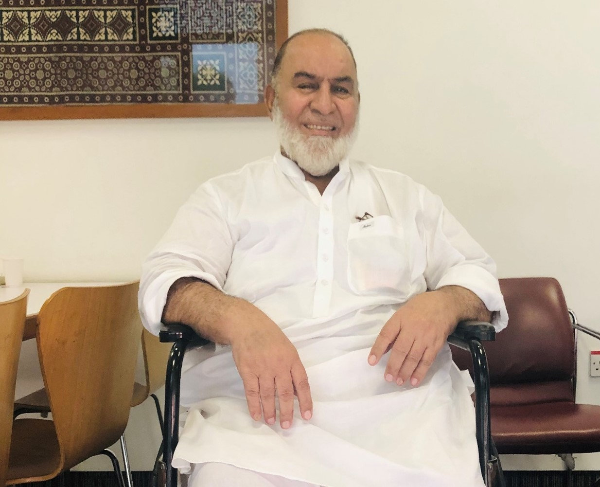 Patient Anamullah Walks Again